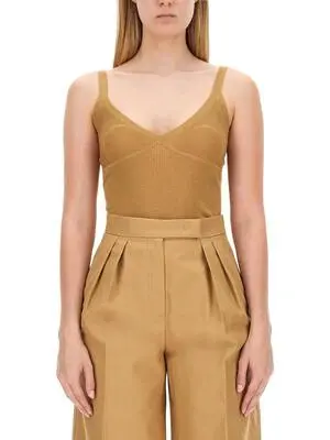 Max Mara Gallura Knit Top - Cream