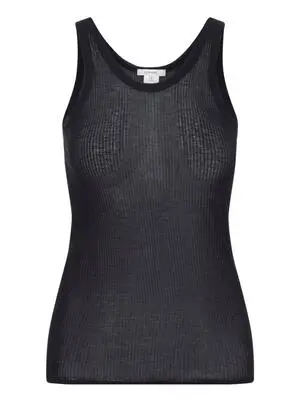 LEMAIRE Ribbed Seamless Tank Top - Blue