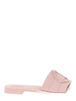 Moncler MONCLER TPU Slides With Embossed Logo Pink