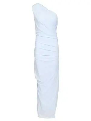 ROTATE BY BIRGER CHRISTENSEN One-shoulder Draped Maxi Dress - Blue