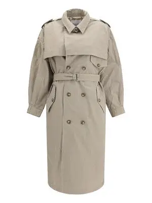 Isabel Marant Étoile Chilma Striped Coat - Green