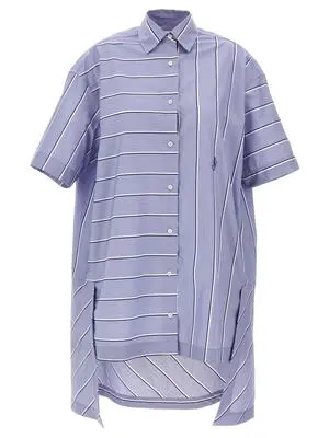 JW Anderson Patchwork Striped Dress - Multicolor