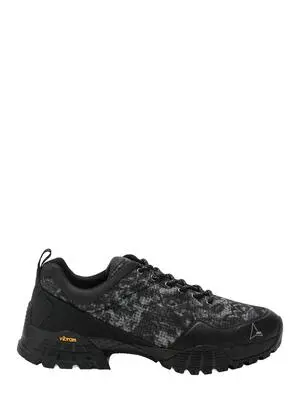 ROA Neal Camouflage Technical Nylon And Leather Sneakers - Multicolor