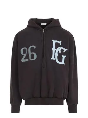 Fear Of God FEAR OF GOD Baseball Club Hal Zip Hoodie Brown