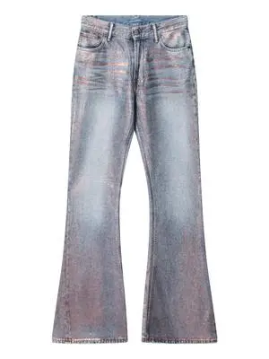 Acne Studios Glitter Bootcut Jeans - Pink