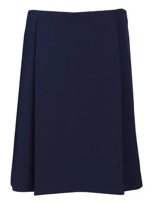 Miu Miu Technical Jersey Skirt - Blue