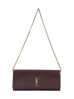 Saint Laurent SAINT LAURENT Kate Clutch With Chain Red