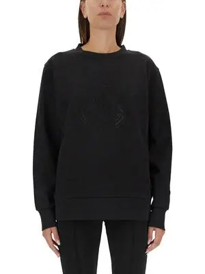 Moncler Sweatshirt With Logo - Black