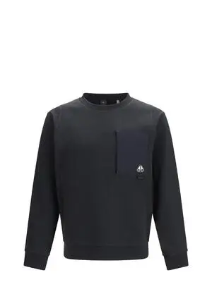 Moose Knuckles Dalon Crewneck Sweatshirt - Black