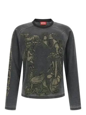 DIESEL® T-jori-a' T-shirt - Gray