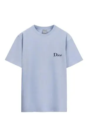 Dior Cotton T-shirt With Embroidery - Multicolor
