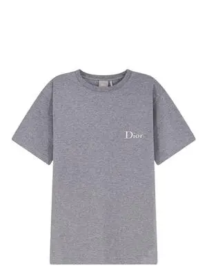 Dior Cotton T-shirt With Embroidery - Multicolor