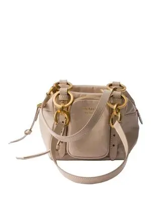 Prada Leather Bucket Bag - Multicolor