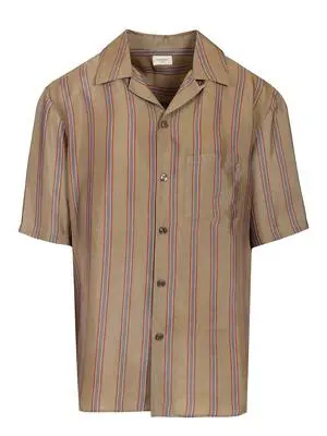 Saint Laurent Casandre Striped Shirt - Multicolor