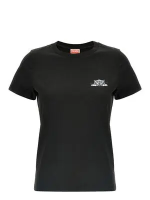 Kenzo KENZO Happy Tiger Cotton T-Shirt Multicolor