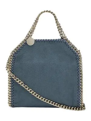 Stella McCartney Falabella Micro Tote Bag In Vegan Leather - Blue