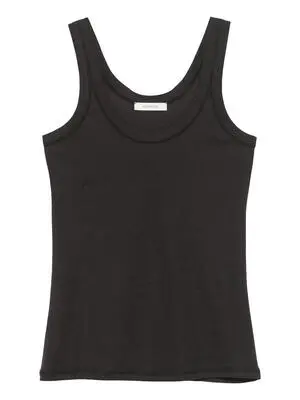 LEMAIRE Ribbed Cotton Tank Top - Multicolor