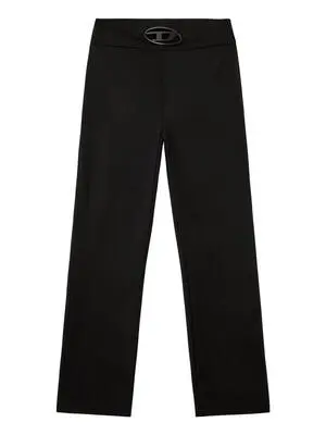 DIESEL® Wool Blend Trousers With Oval D Logo - Multicolor