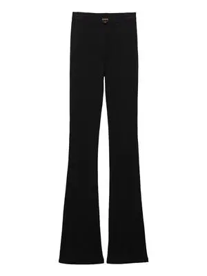 Prada Ribbed Jersey Trousers - Multicolor