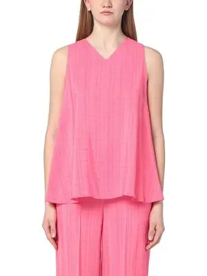 SEMICOUTURE Viscose Sleeveless Top - Pink