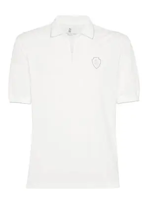 Brunello Cucinelli Polo Shirts - White