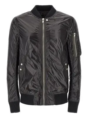 Rick Owens Classic Flight Bomber Jacket - Black