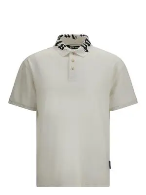 Palm Angels Neck Logo Polo - White