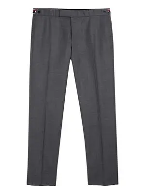 Thom Browne Grey Wool Tailored Trousers - Gray
