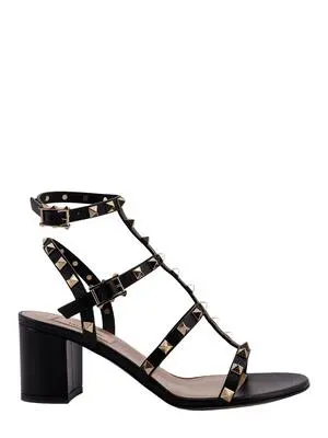 Valentino Garavani Rockstud Leather Sandals - Multicolor