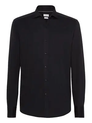 Brunello Cucinelli Brunello Cucinelli Black Shirts Men Black