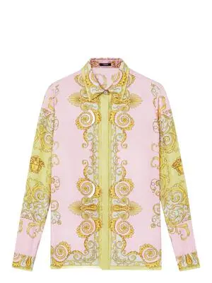 Versace Printed Silk Twill Shirt - Multicolor