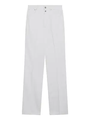 LEMAIRE High-waisted Straight-leg Jeans - White