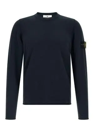 Stone Island STONE ISLAND 5100052 Crew Neck Long Sleeve Sweater Blue