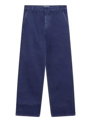 Miu Miu Gabardine Trousers - Blue