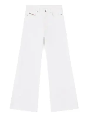 DIESEL® DIESEL Cotton Blend Flared Trousers Multicolor