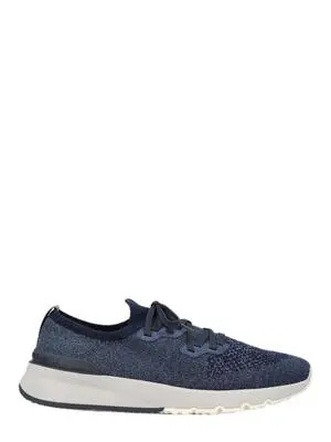 Brunello Cucinelli Nubuck Low-top Trainers - Blue