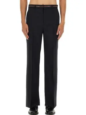 Gucci Wool Tailored Trousers - Blue