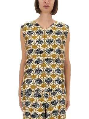 MAX MARA S MAX MARA Printed Silk Top
