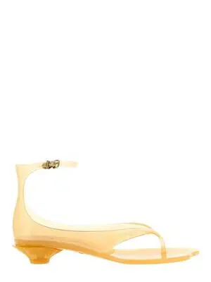 Chloé Jelly Thong Sandals With Shell Heel - Multicolor