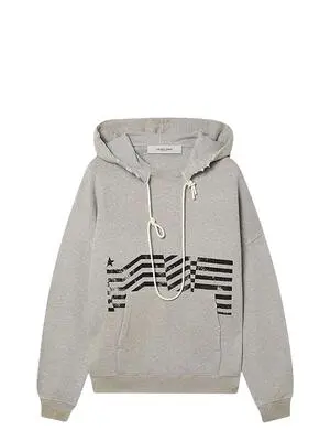 GOLDEN GOOSE Grey Cotton Sweatshirt - Multicolor