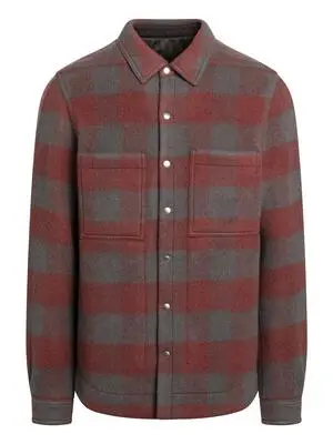 Rick Owens Plaid Wool Shirt-jacket - Multicolor
