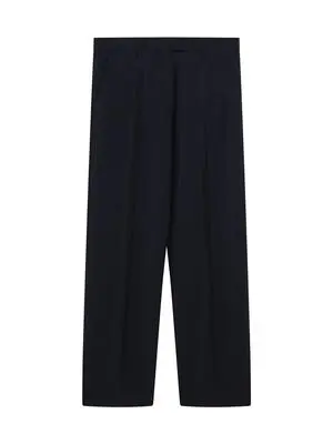 Miu Miu Wool-blend Trousers - Blue