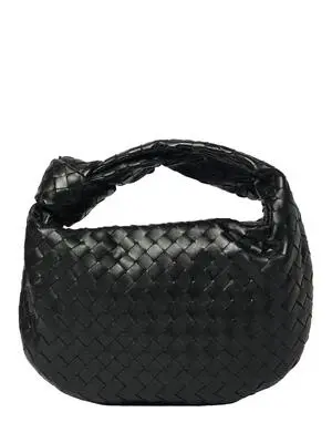 Bottega Veneta Woven Leather Handbag - Black