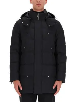 Moose Knuckles Shearling Down Parka - Black