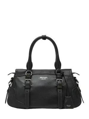 Prada Leather Handbag - Black