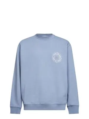 Stone Island Cotton Outline Compass Printed Sweatshirt - Multicolor