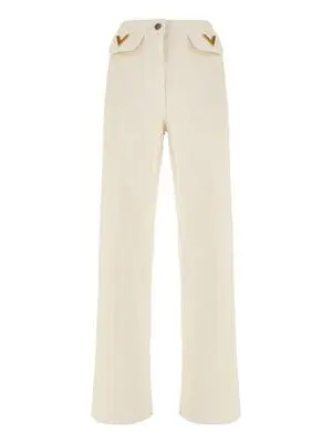 Valentino Garavani Wide Leg Trousers - Multicolor