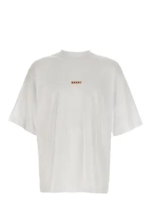 Marni Logo Patch T-shirt - White