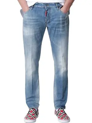 Dsquared2 Skater Stretch Denim Jeans - Blue