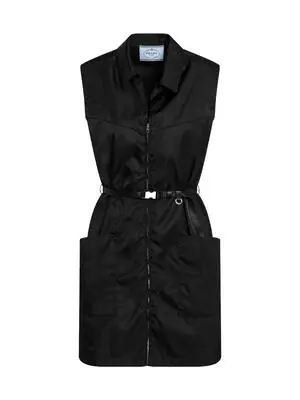 Prada Sleeveless Belted Dress - Black